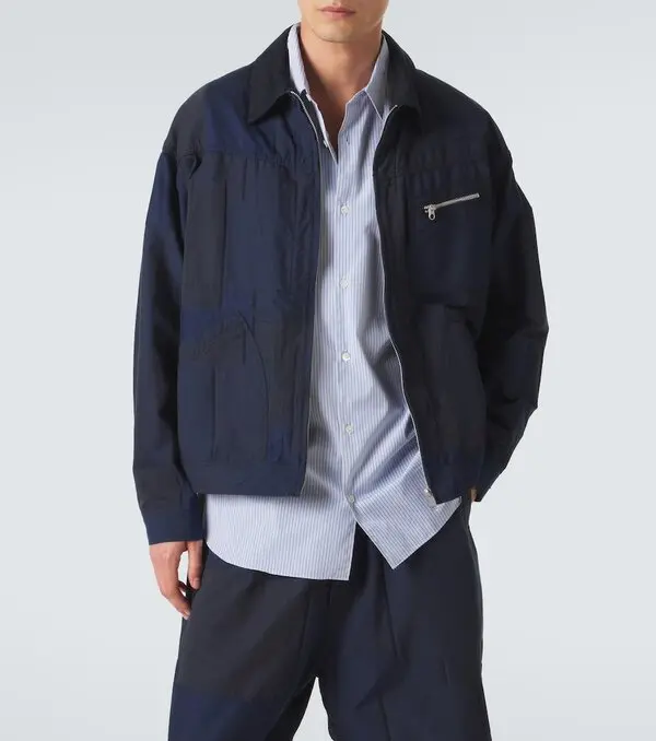 Comme Des Garçons Cotton-blend Blouson Jacket