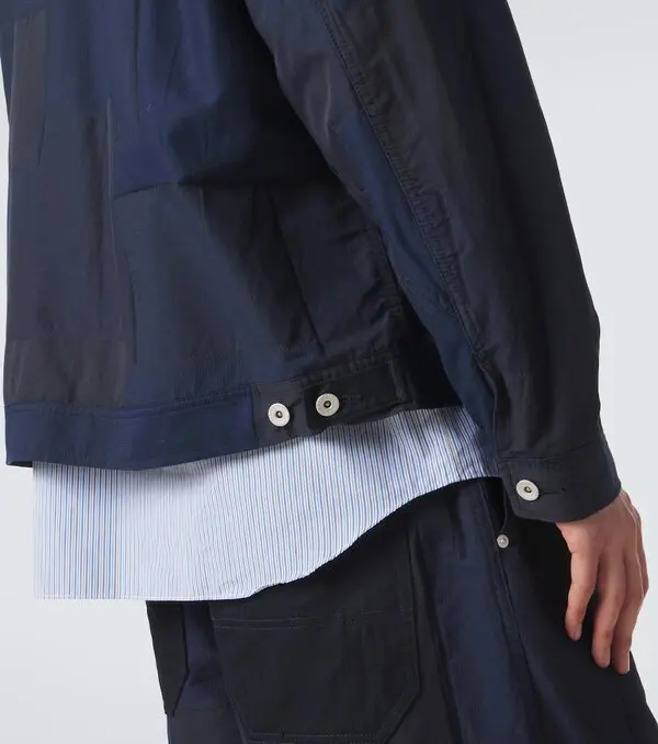 Comme Des Garçons Cotton-blend Blouson Jacket