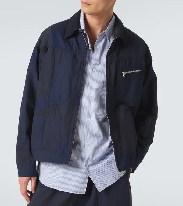 Comme Des Garçons Cotton-blend Blouson Jacket