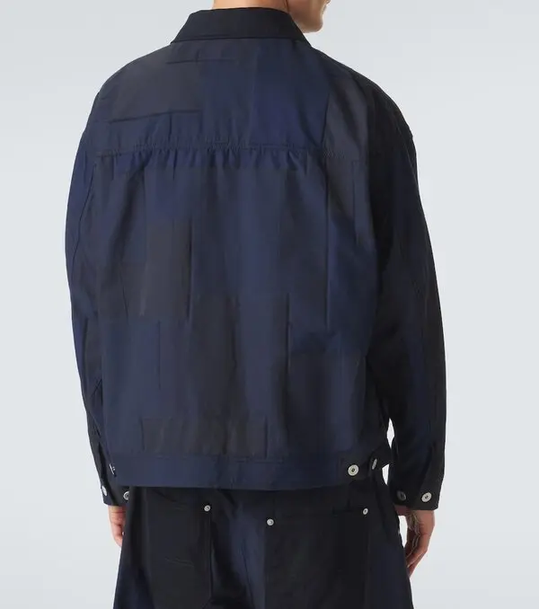 Comme Des Garçons Cotton-blend Blouson Jacket