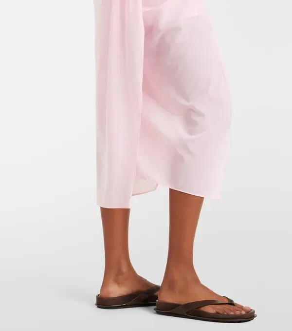 Jacquemus Pareo Draped Beach Cover-up - Pink