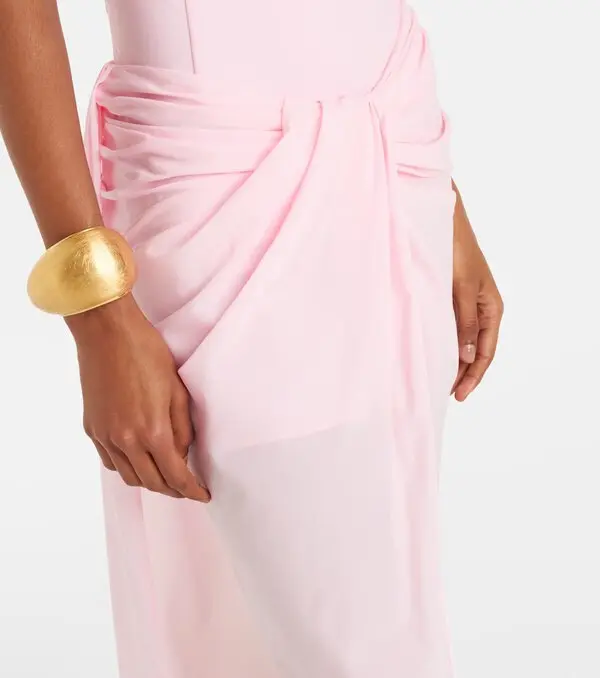 Jacquemus Pareo Draped Beach Cover-up - Pink