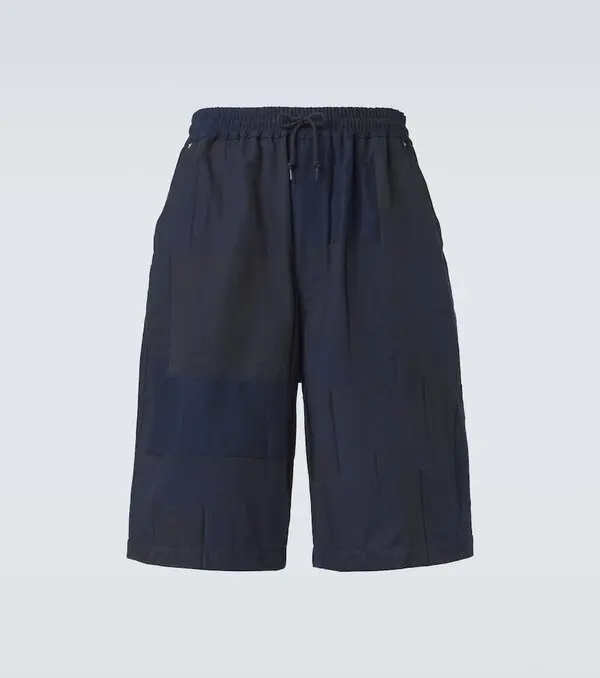 Comme Des Garçons Cotton-blend Bermuda Shorts