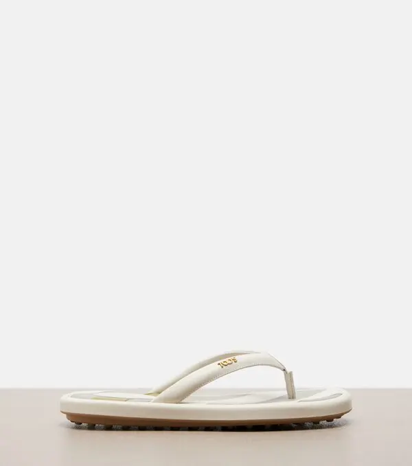 TOD'S Leather Thong Sandals