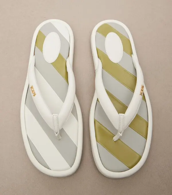 TOD'S Leather Thong Sandals