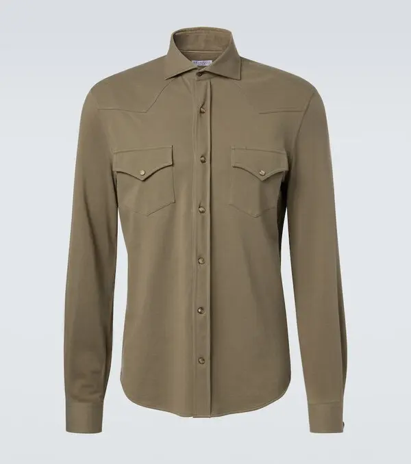 Brunello Cucinelli Cotton Overshirt