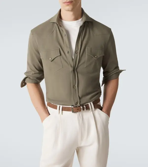 Brunello Cucinelli Cotton Overshirt