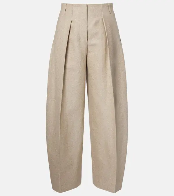 Jacquemus Ovalo Barrel-leg Pants