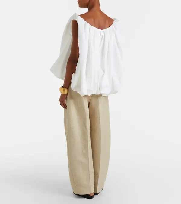 Jacquemus Ovalo Barrel-leg Pants