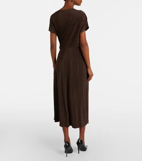 Vince Pleated Midi Dress