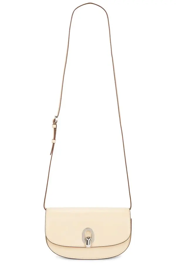 Savette Tondo Crescent Bag - Bone