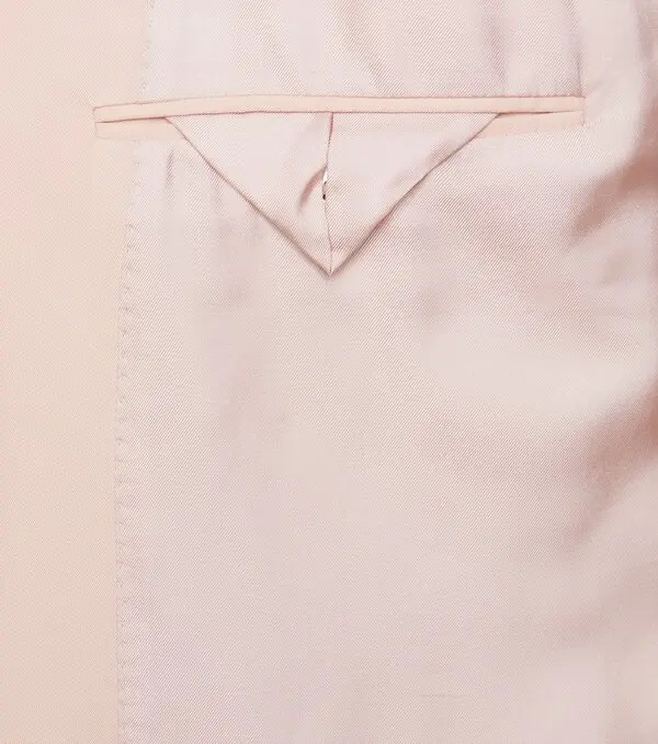 UMIT BENAN Richard Double-breasted Silk Blazer