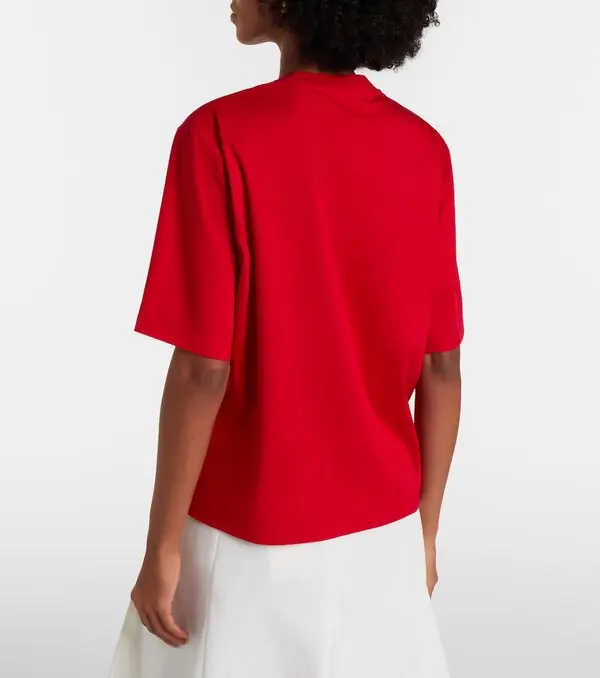 RÓHE Oversized Cotton And Silk-blend T-shirt