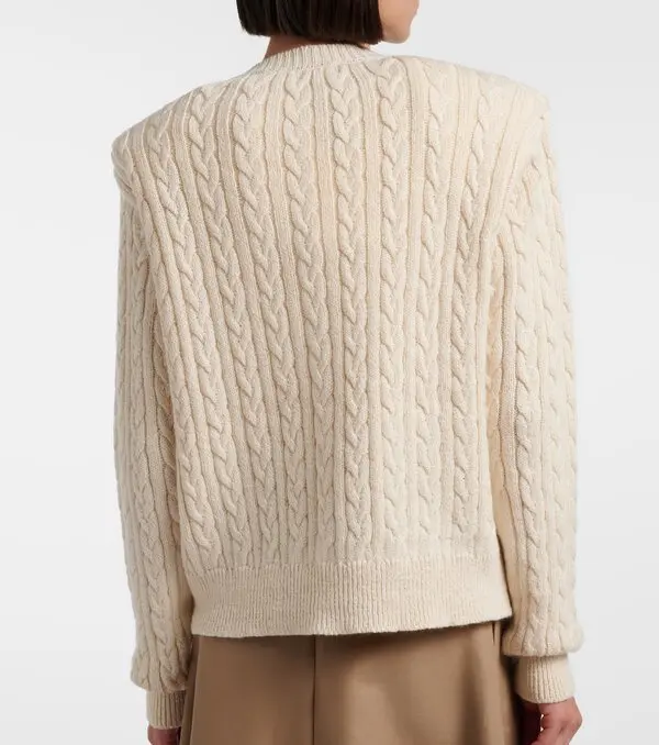 RÓHE Cable-knit Cotton And Merino Wool Cardigan