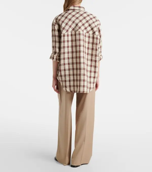 RÓHE Pleated Virgin Wool Wide-leg Pants - Beige