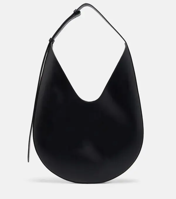 AESTHER EKME Medium Leather Shoulder Bag - Black