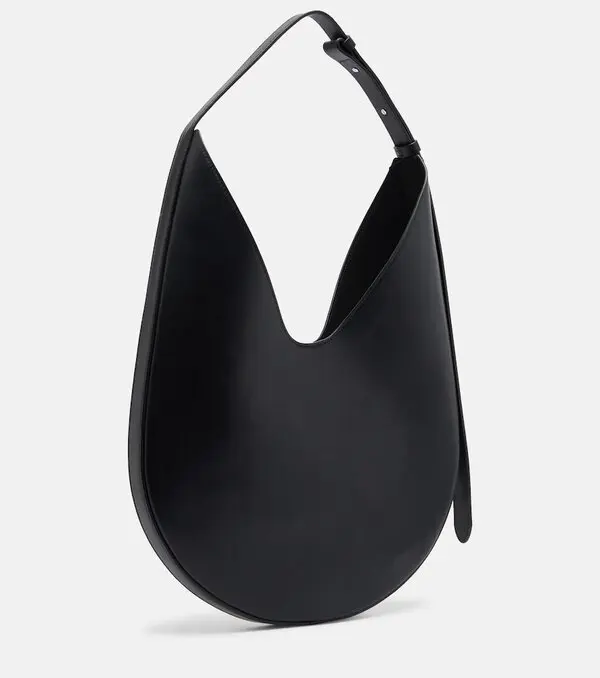 AESTHER EKME Medium Leather Shoulder Bag - Black