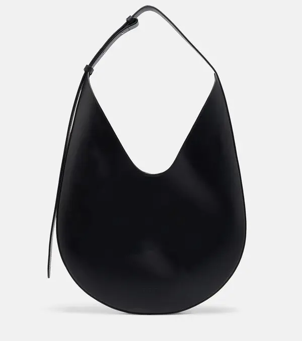 AESTHER EKME Medium Leather Shoulder Bag - Black