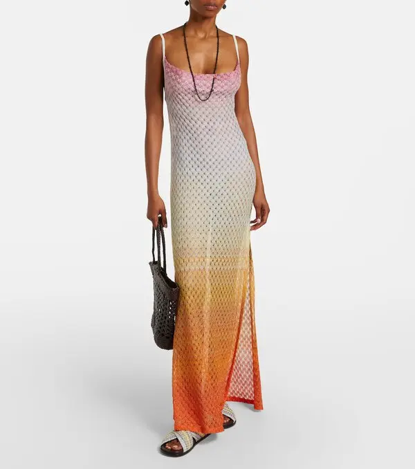 Missoni Viola Lamé Striped Sandals