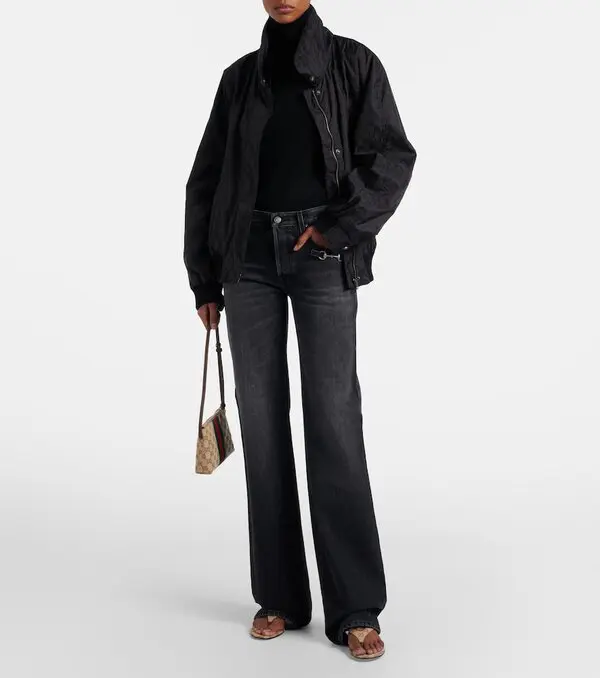 Gucci Vittoria Gg Canvas Thong Sandals