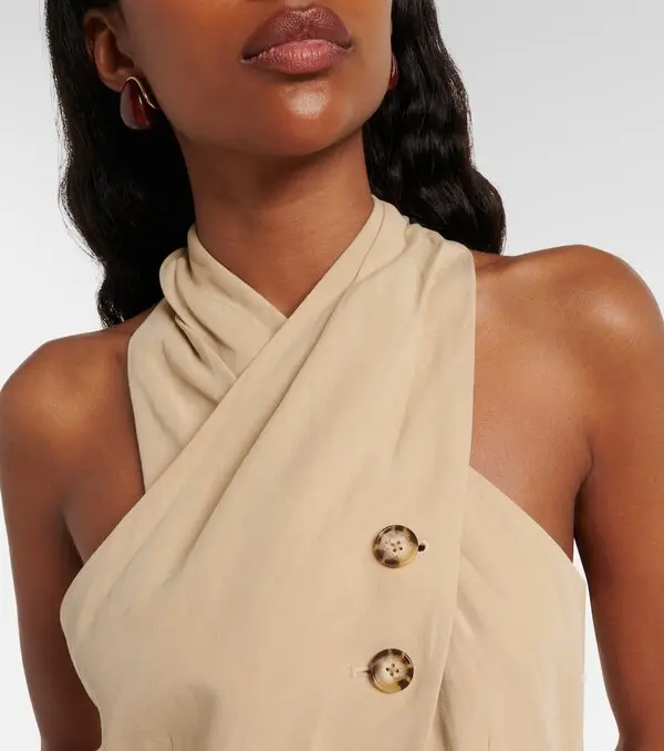 Veronica Beard Pacey Halterneck Top