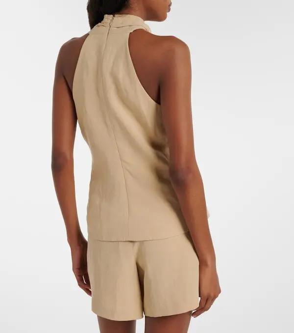 Veronica Beard Pacey Halterneck Top