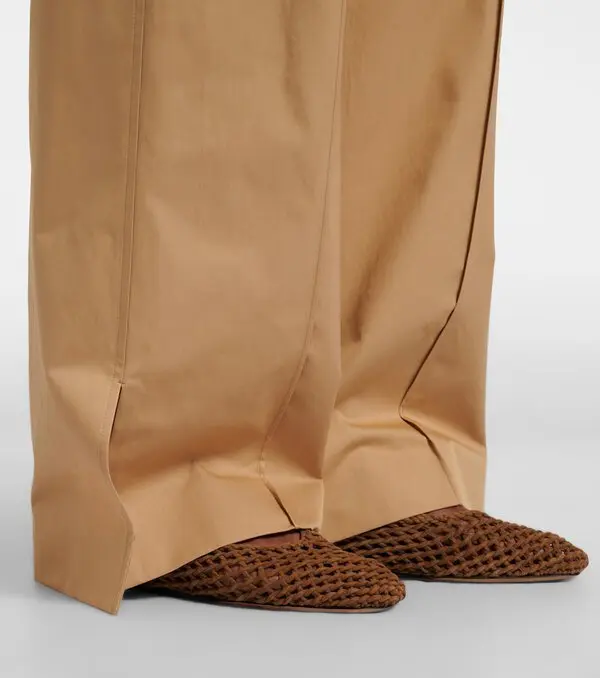 Le Monde Beryl Regency Woven Ballet Flats - Brown