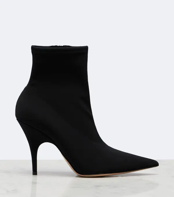 GIANVITO ROSSI Osaka Canvas Ankle Boots