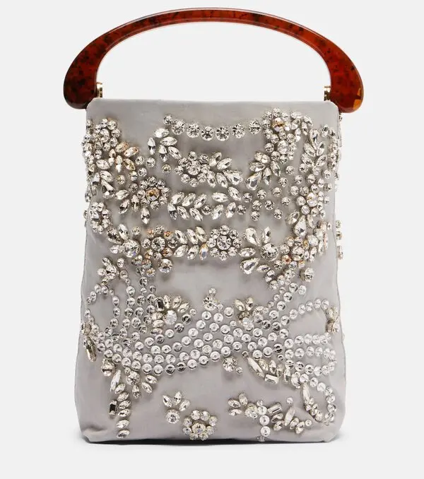 Dries Van Noten Micro Embellished Top-handle Bag