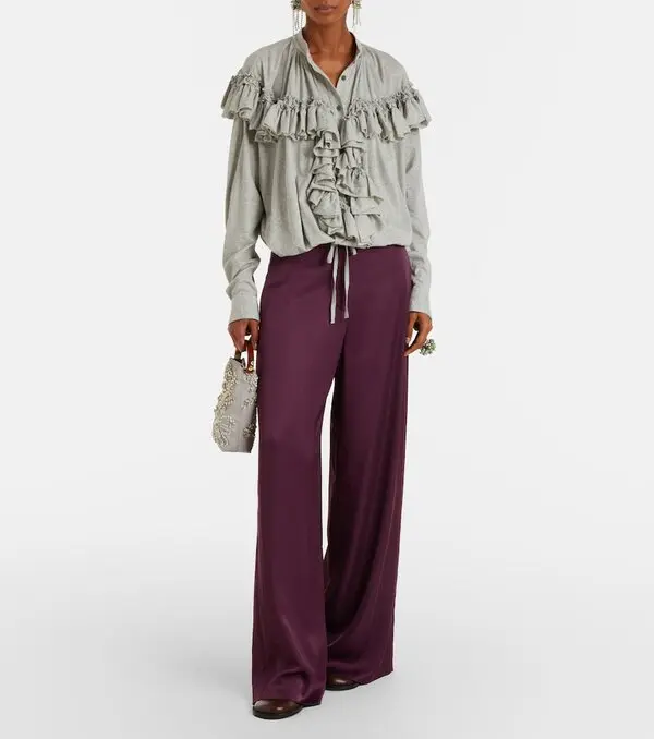 Dries Van Noten Micro Embellished Top-handle Bag