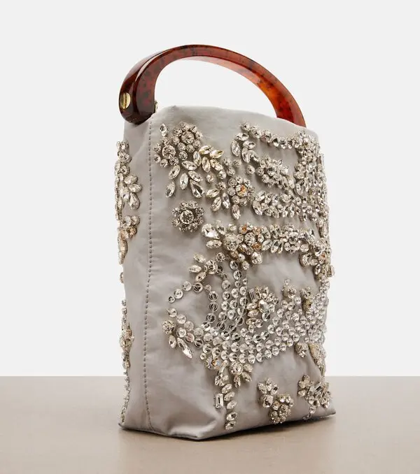 Dries Van Noten Micro Embellished Top-handle Bag