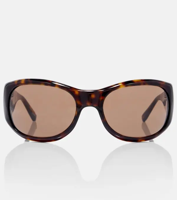 Magda Butrym Logo Round Sunglasses