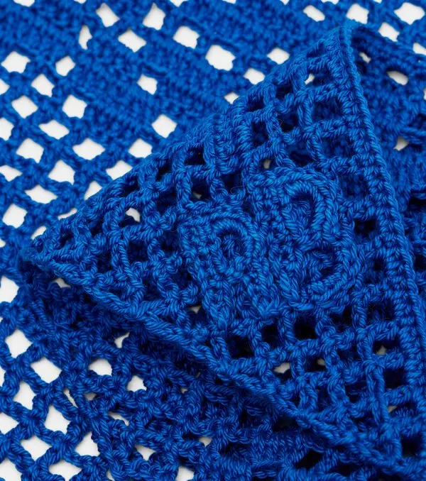 Ruslan Baginskiy Crochet Scarf - Blue