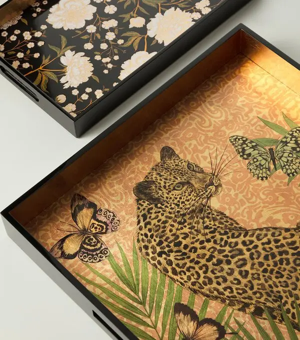 LES-OTTOMANS X Matthew Williamson Wood Tray