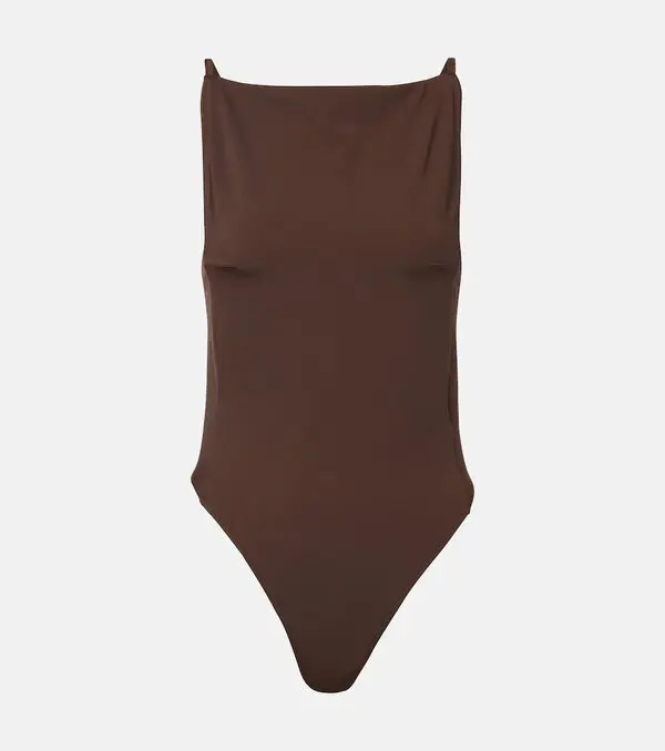 Jacquemus Sole One-piece Swimsuit - Brown