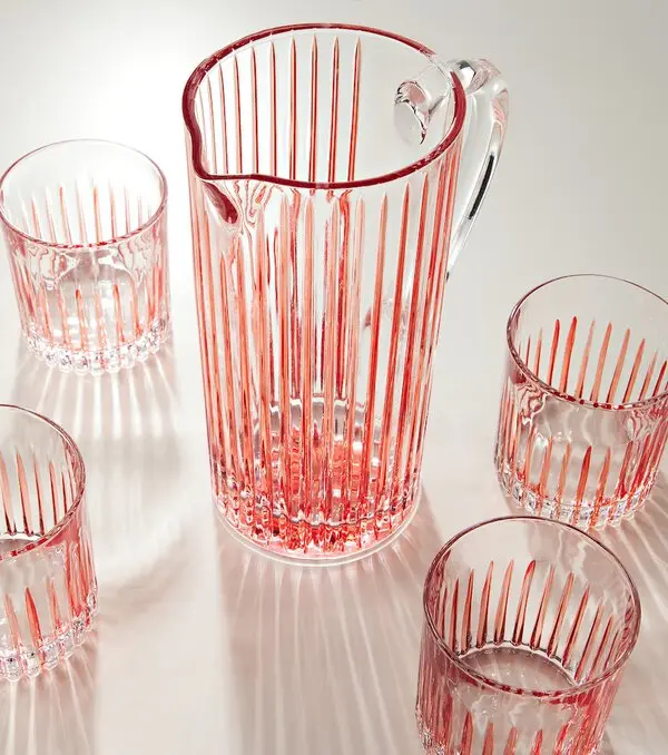LES-OTTOMANS Striped Crystal Jug