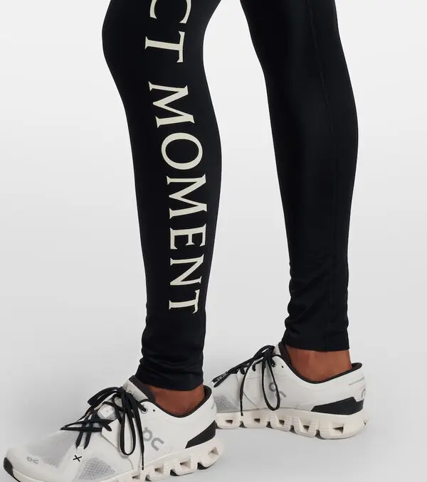 Perfect Moment Logo Technical Leggings - Black