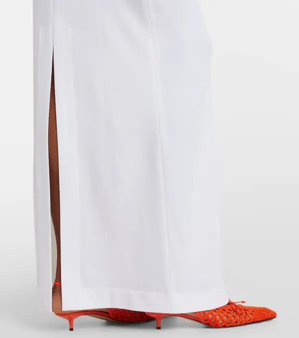 Jacquemus Bolero Jersey Gown - White