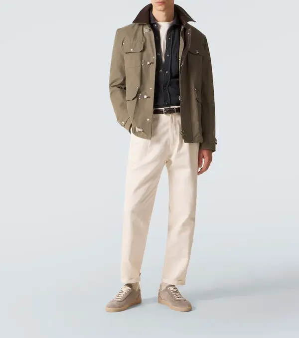 Brunello Cucinelli Cotton Overshirt - Grey