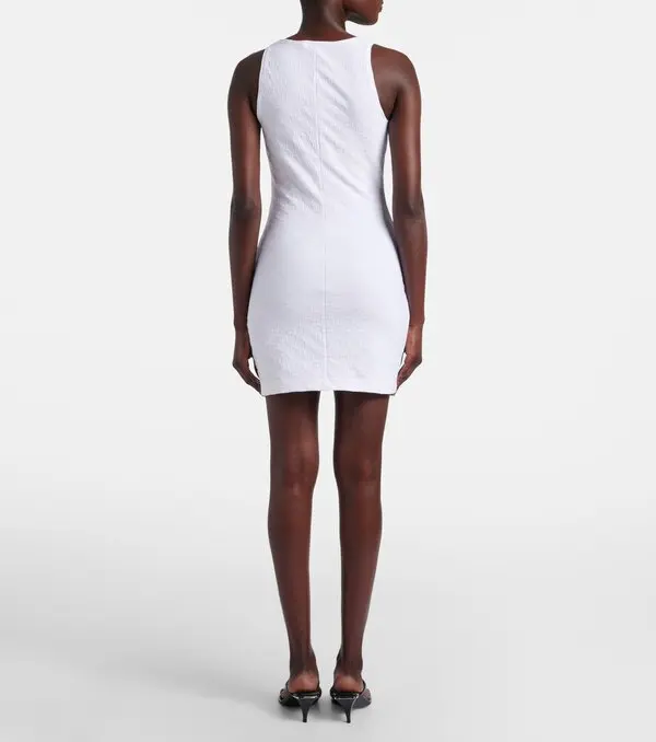 Gucci Gg Jacquard Minidress - White