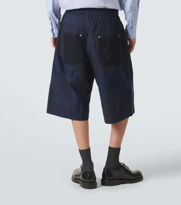 Comme Des Garçons Cotton-blend Bermuda Shorts