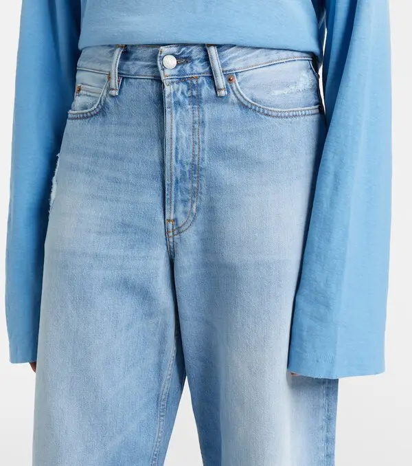 Acne Studios 1981 Mid-rise Wide-leg Jeans - Blue