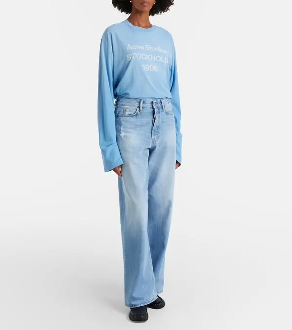 Acne Studios 1981 Mid-rise Wide-leg Jeans - Blue