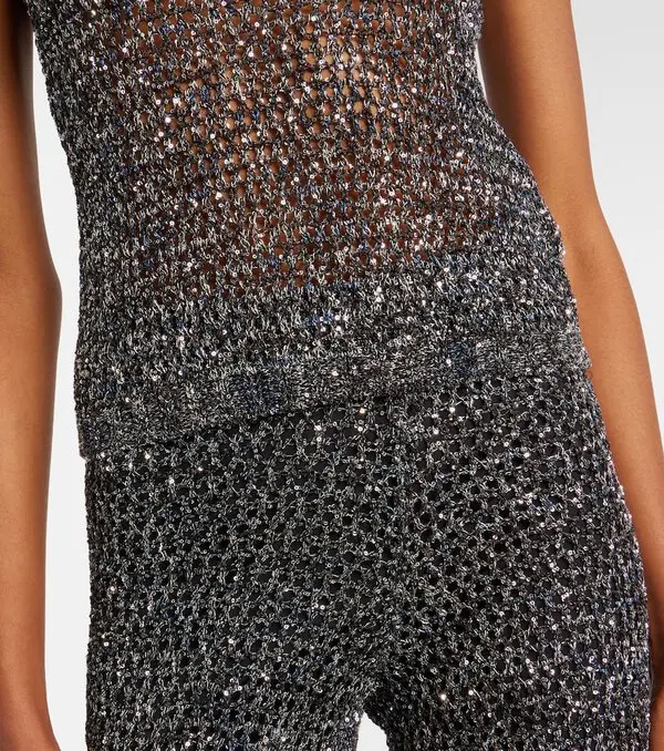Missoni Sequined Knitted Tank Top