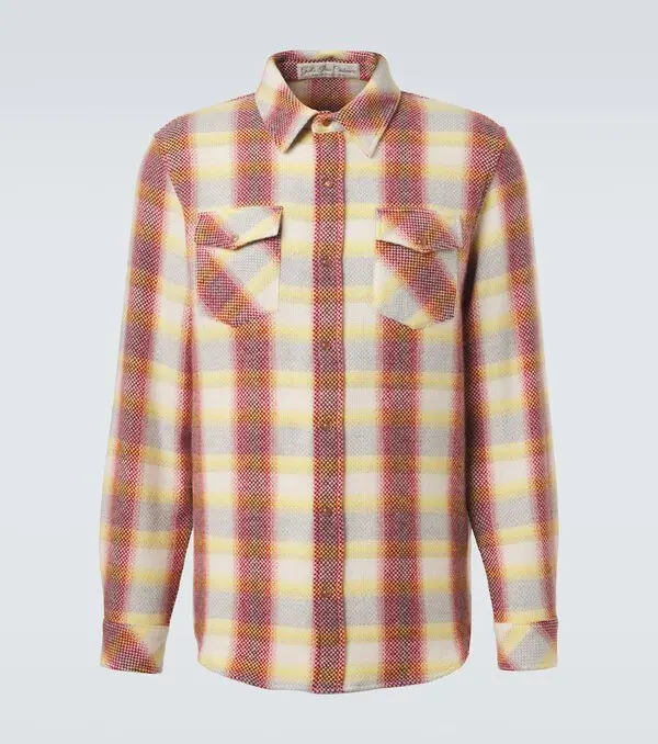 GOD'S TRUE CASHMERE Rose Blume Cashmere Shirt With Sunstone - Multicoloured