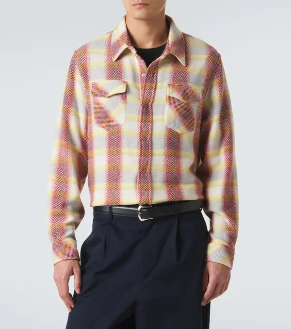 GOD'S TRUE CASHMERE Rose Blume Cashmere Shirt With Sunstone - Multicoloured