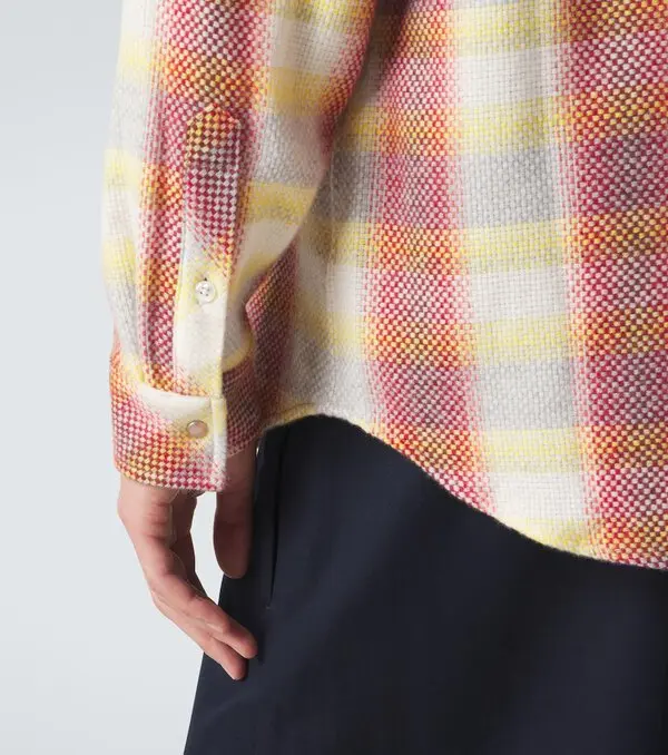 GOD'S TRUE CASHMERE Rose Blume Cashmere Shirt With Sunstone - Multicoloured