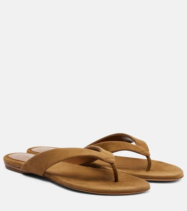 Le Monde Beryl Suede Thong Sandals