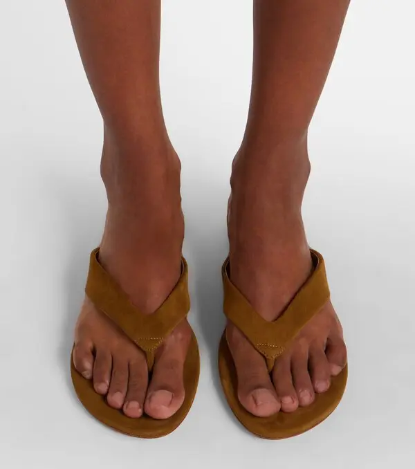 Le Monde Beryl Suede Thong Sandals