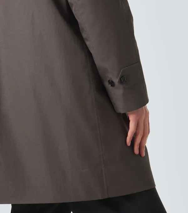 Burberry Cotton Car Coat - Grey